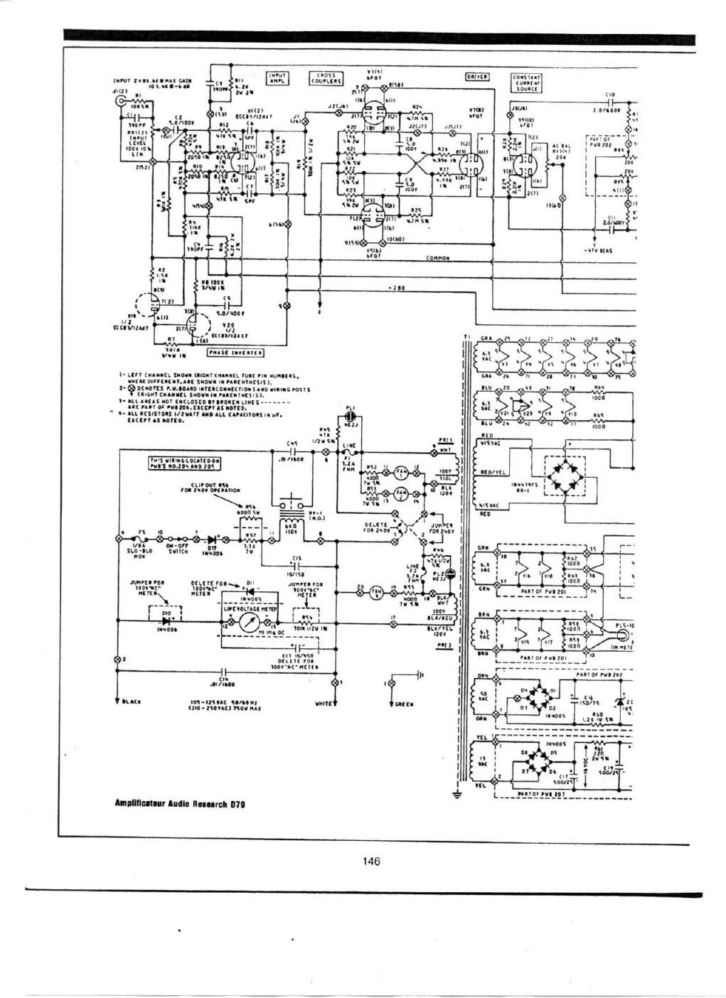Download "Audio research d 79 schematic 2" free